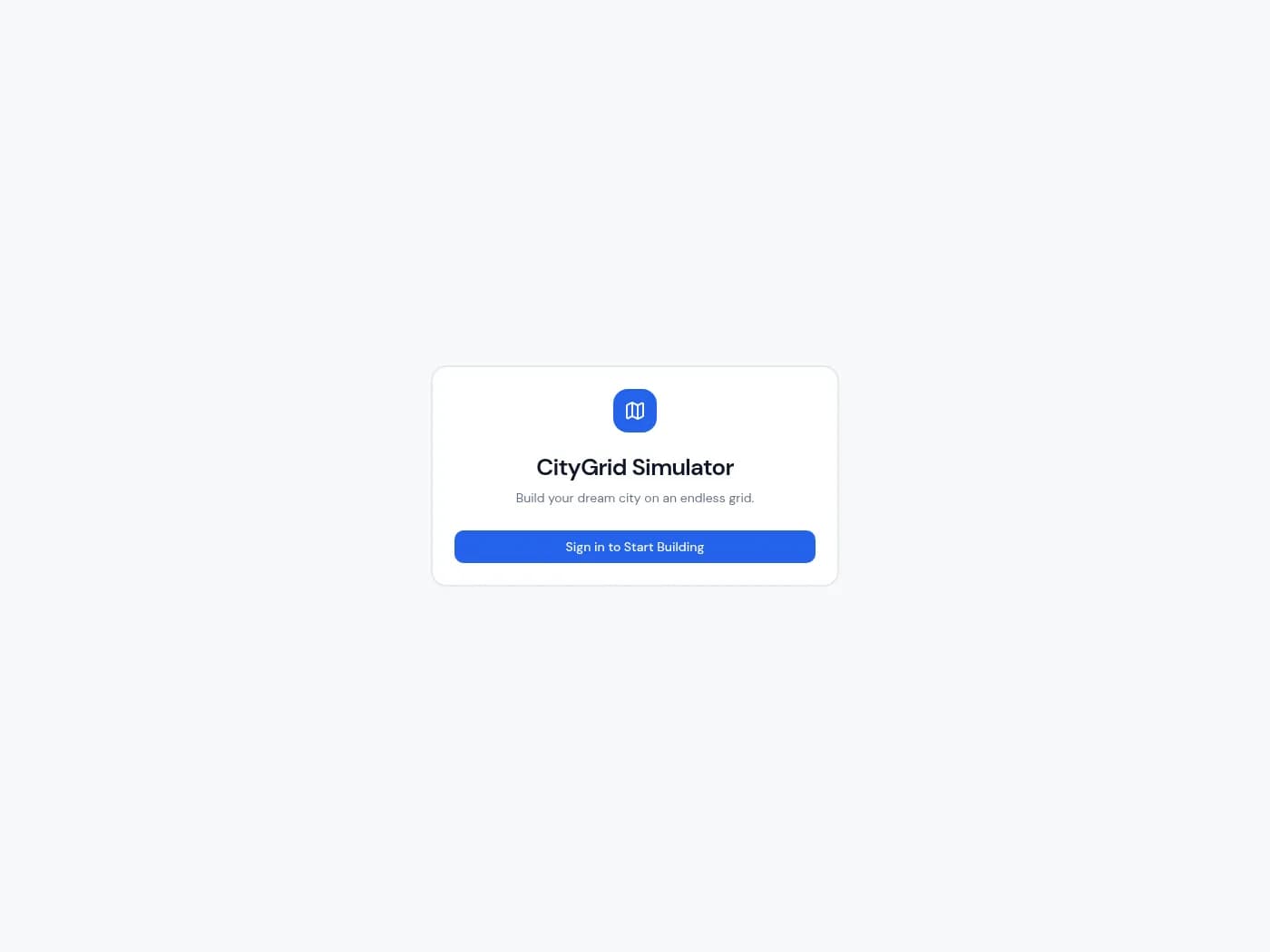 CityGrid Simulator