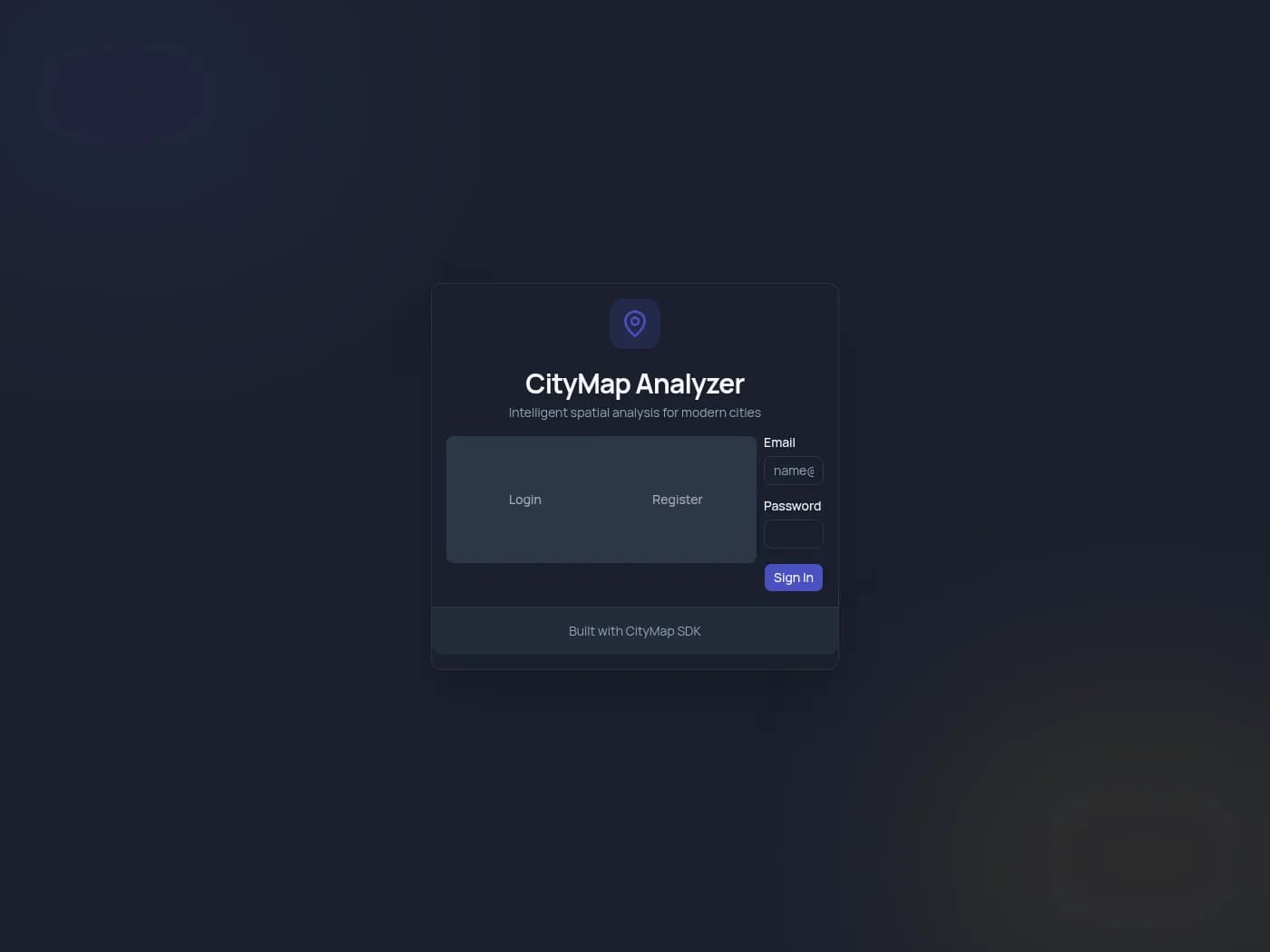 CityMap Analyzer