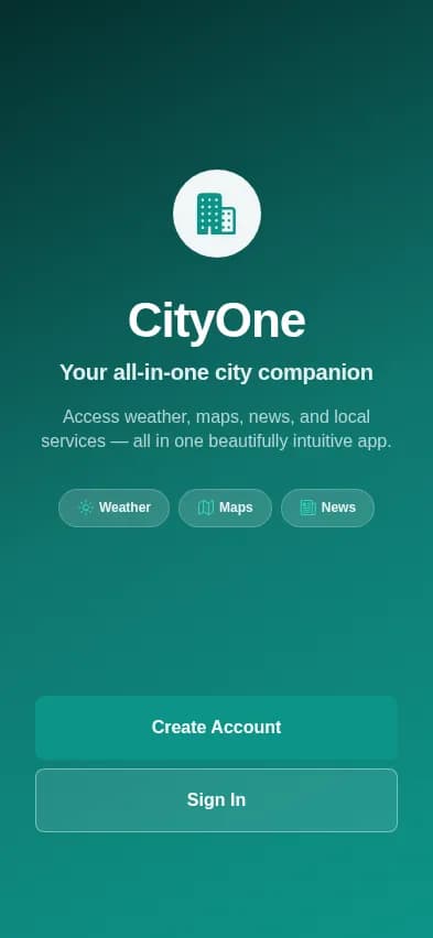 CityOne Services Hub