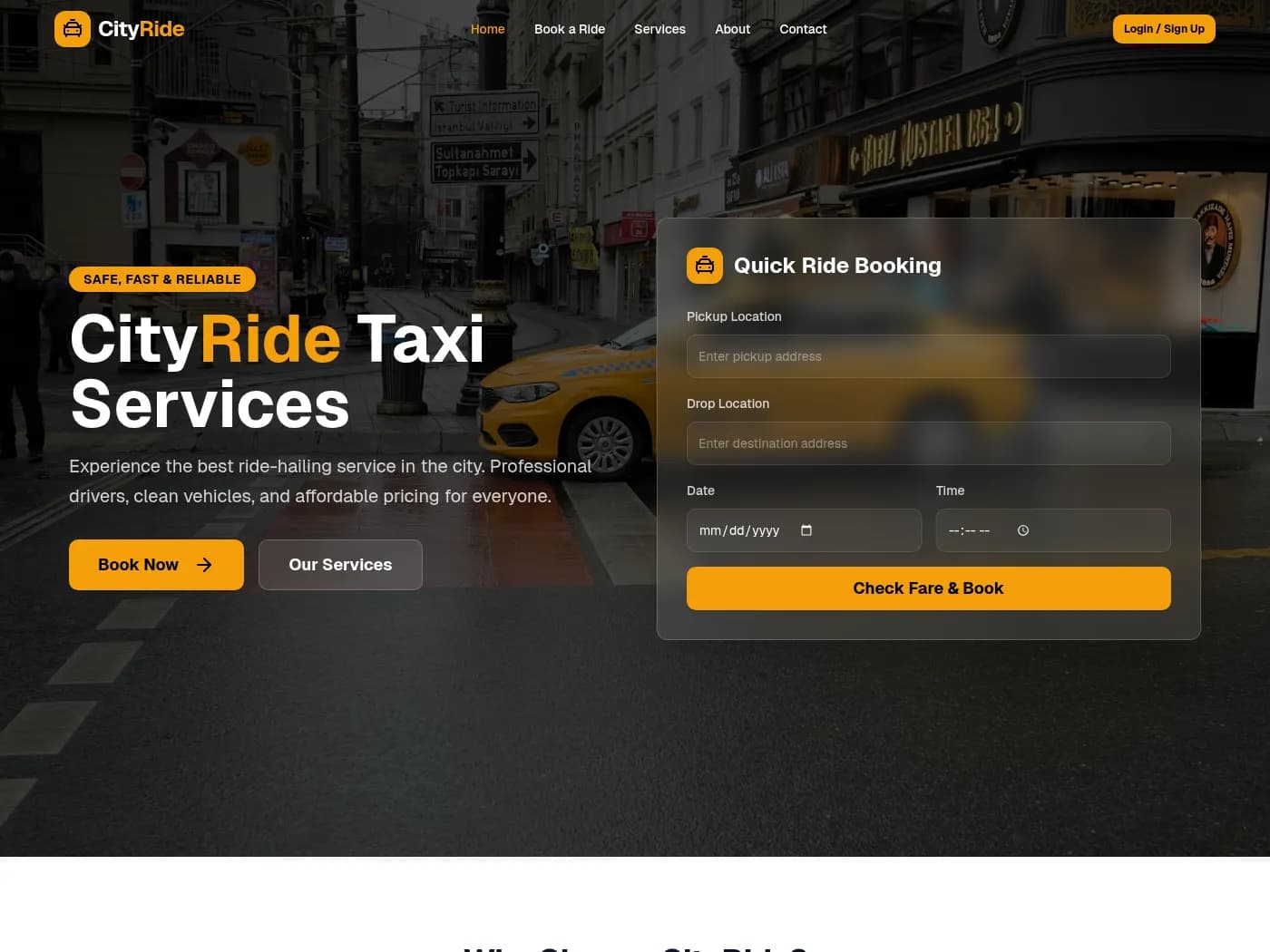 CityRide Portal