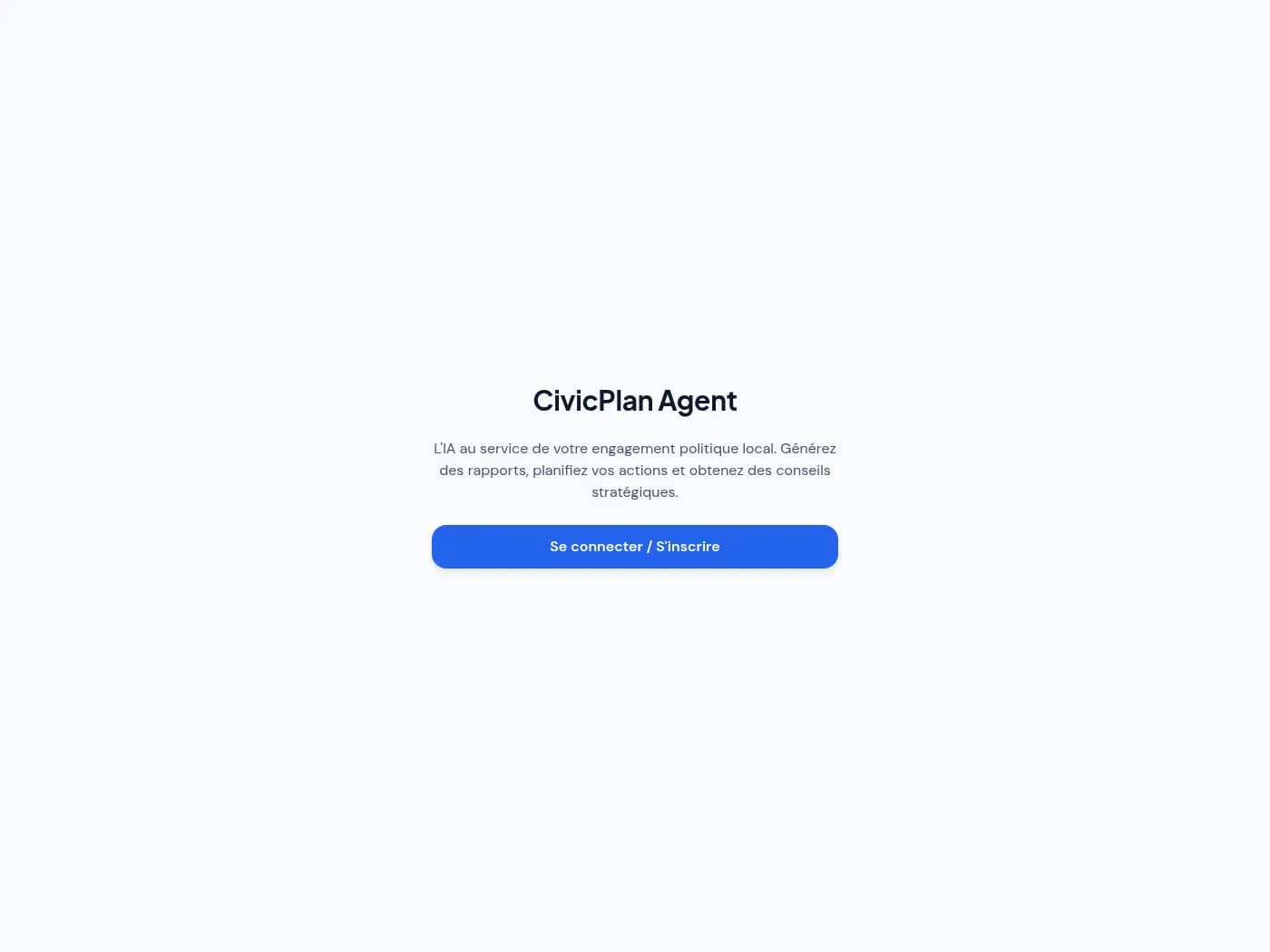 CivicPlan Agent