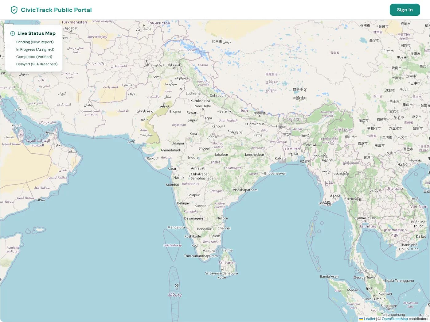 CivicTrack AI Portal