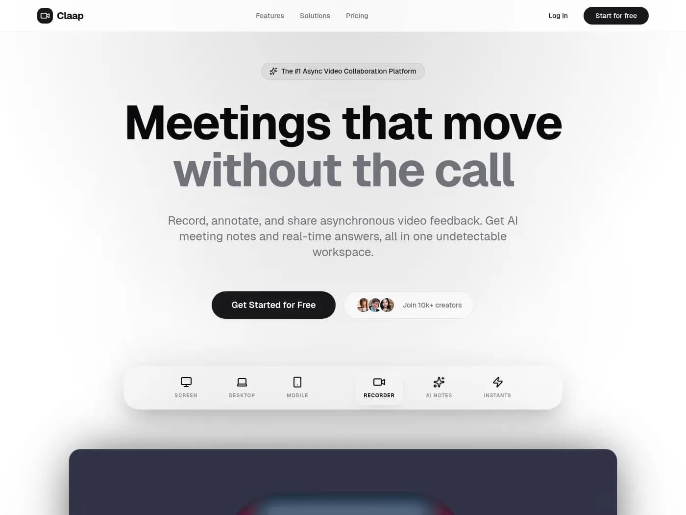 Claap Video Collaboration