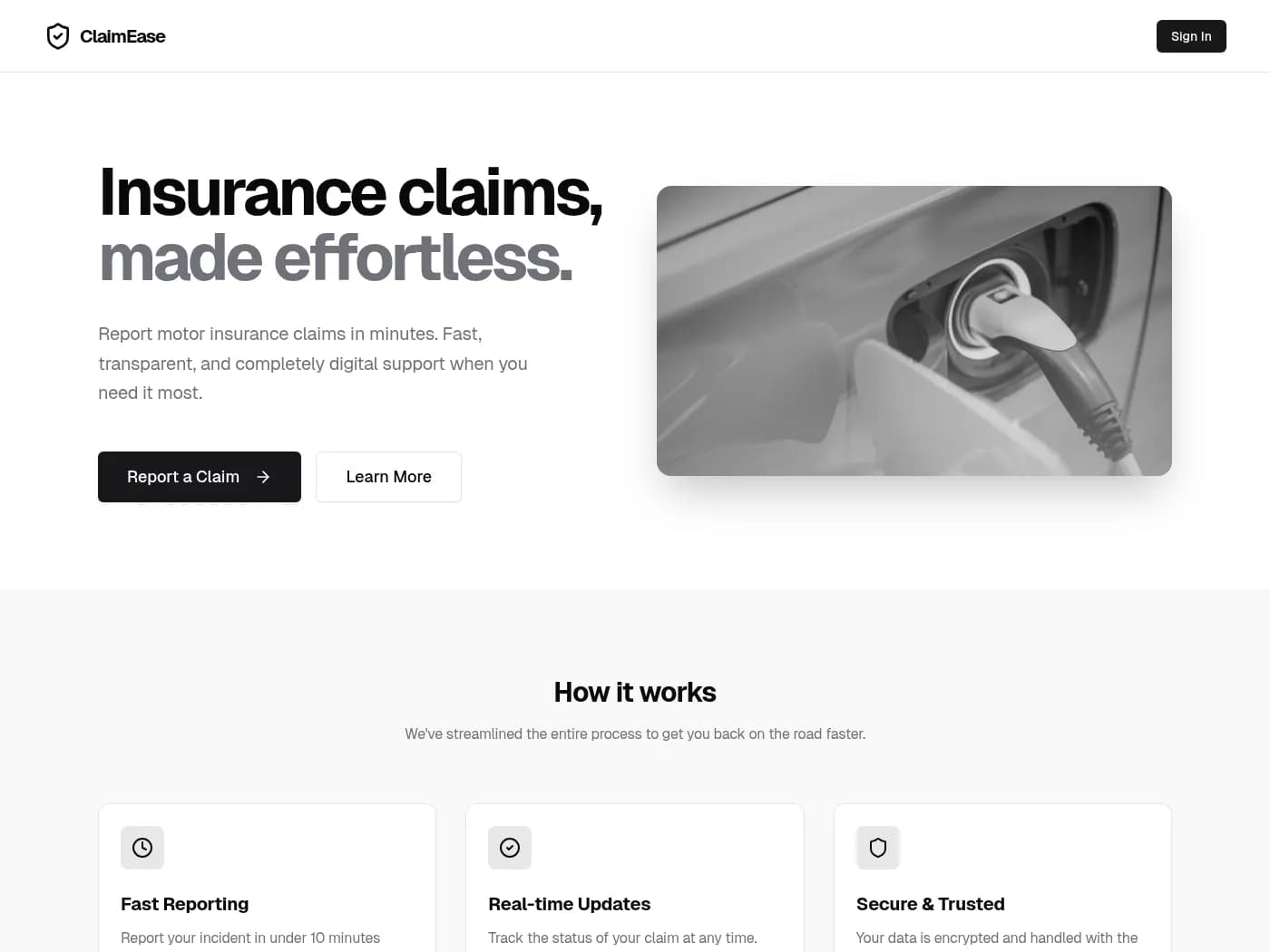 ClaimEase Web Portal