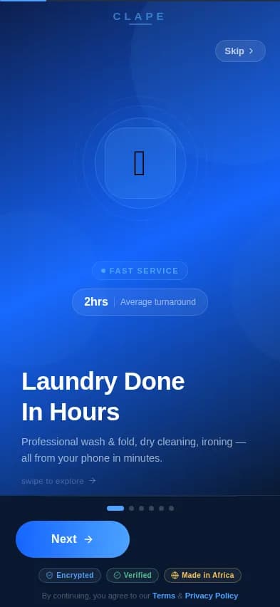 CLAPE Laundry Super App