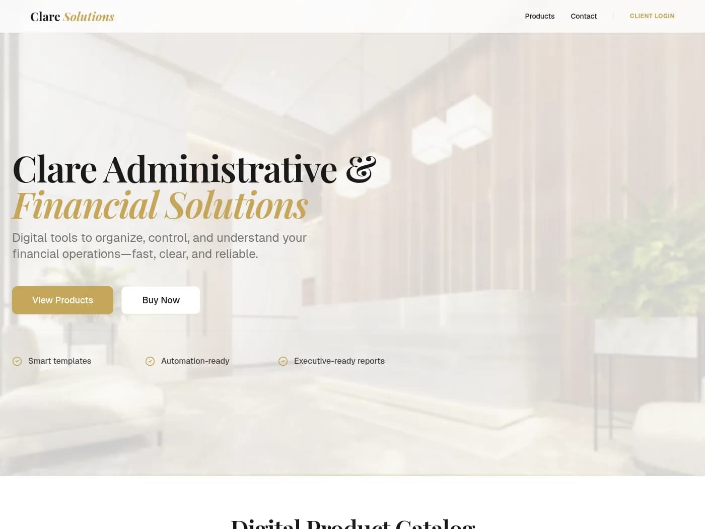 Clare Finance Solutions Site