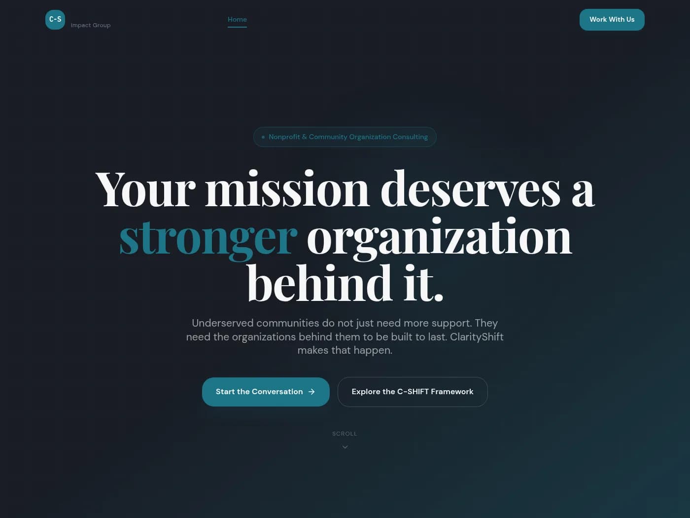 ClarityShift Web Presence