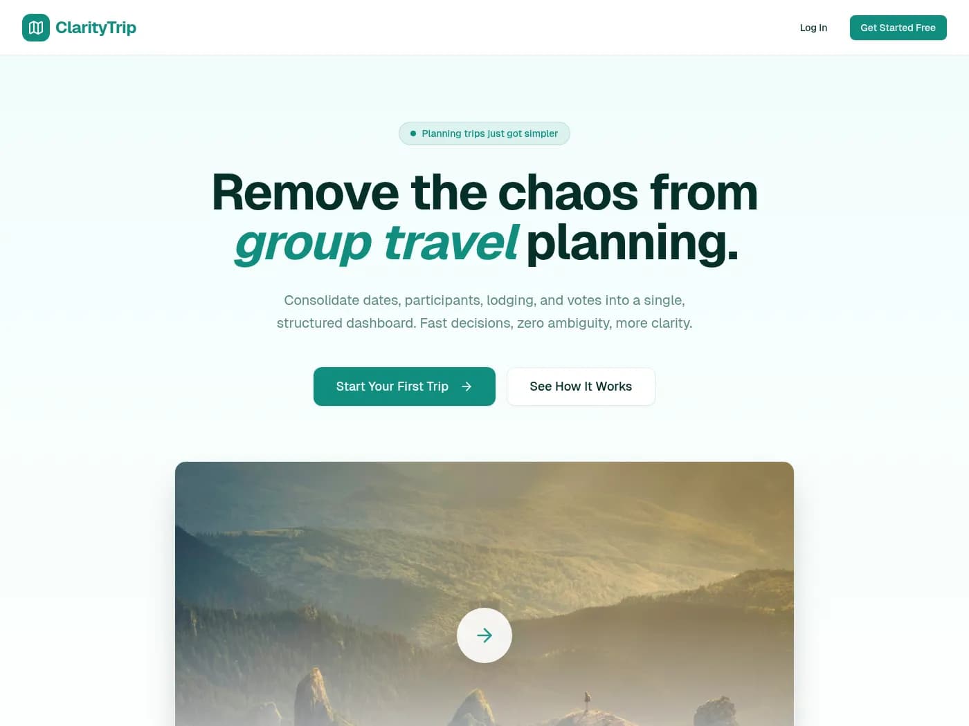 ClarityTrip Planner