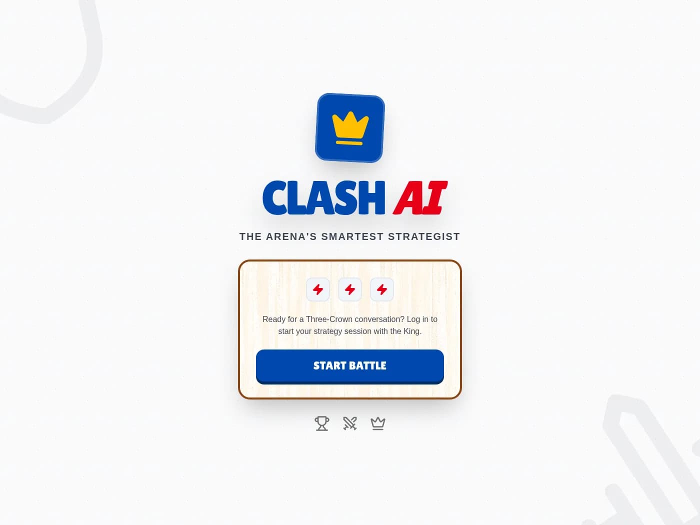 Clash Royale AI Buddy
