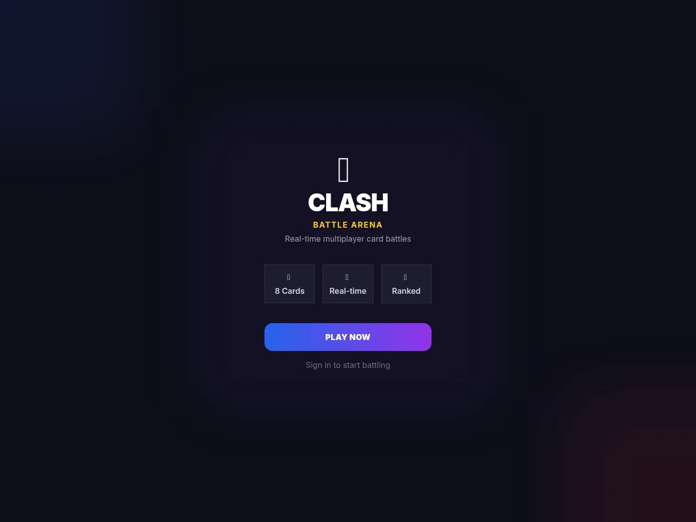Clash Royale Battle Game