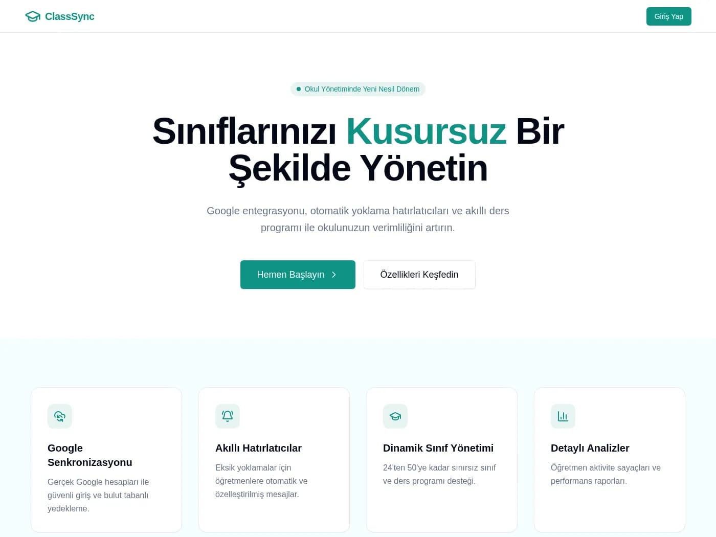 ClassSync School Manager