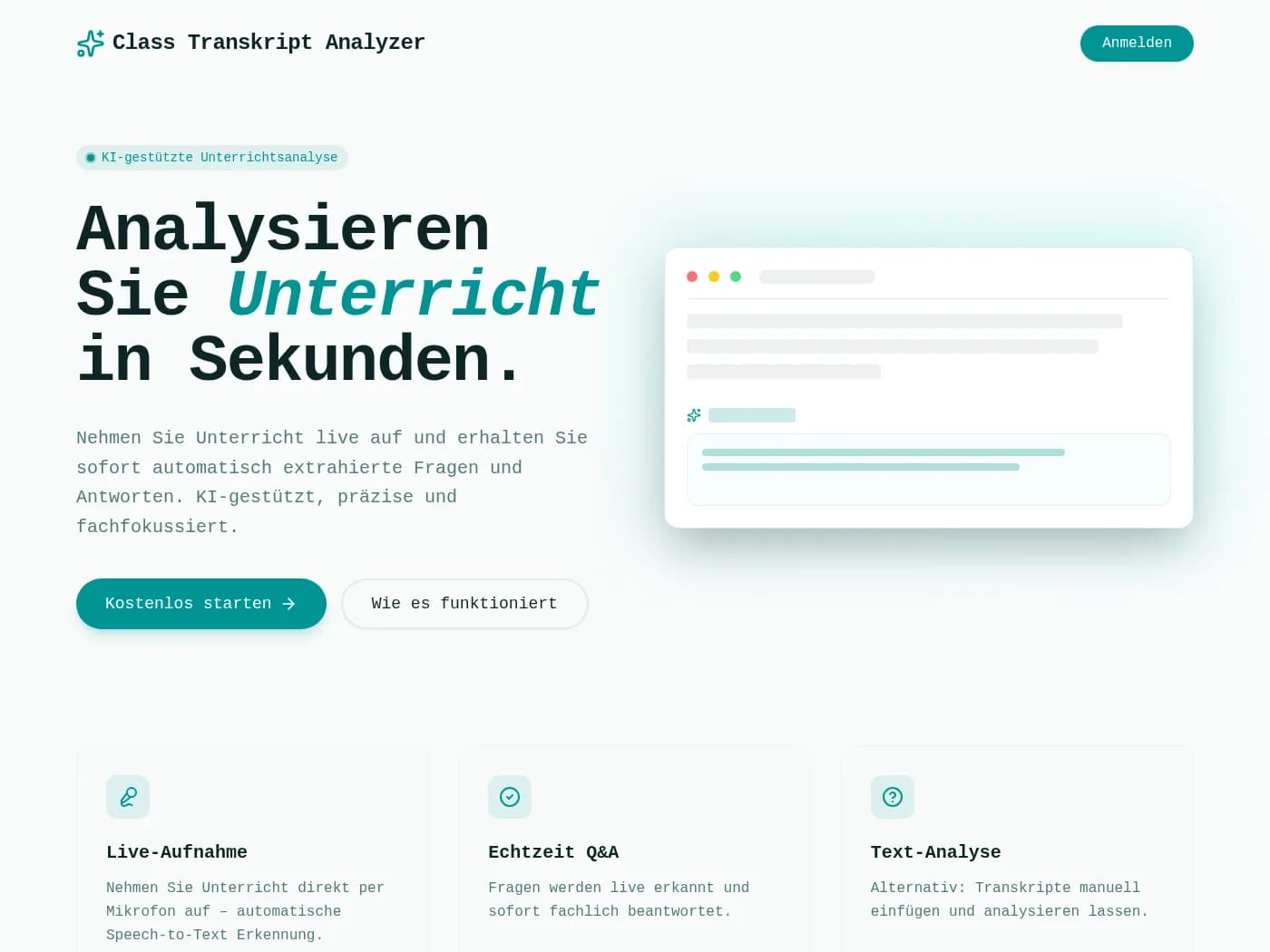 Class Transkript Analyzer