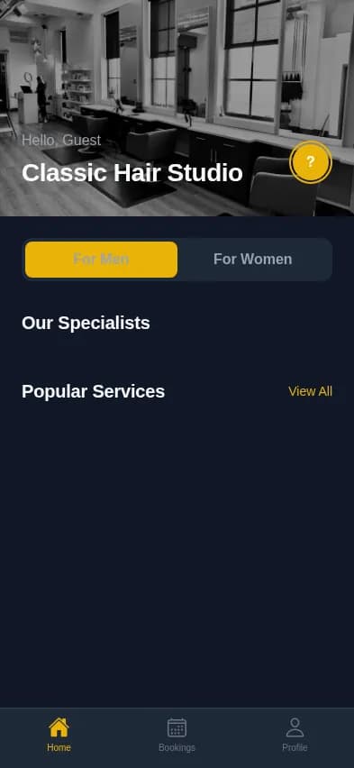 Classic Salon Booking Suite