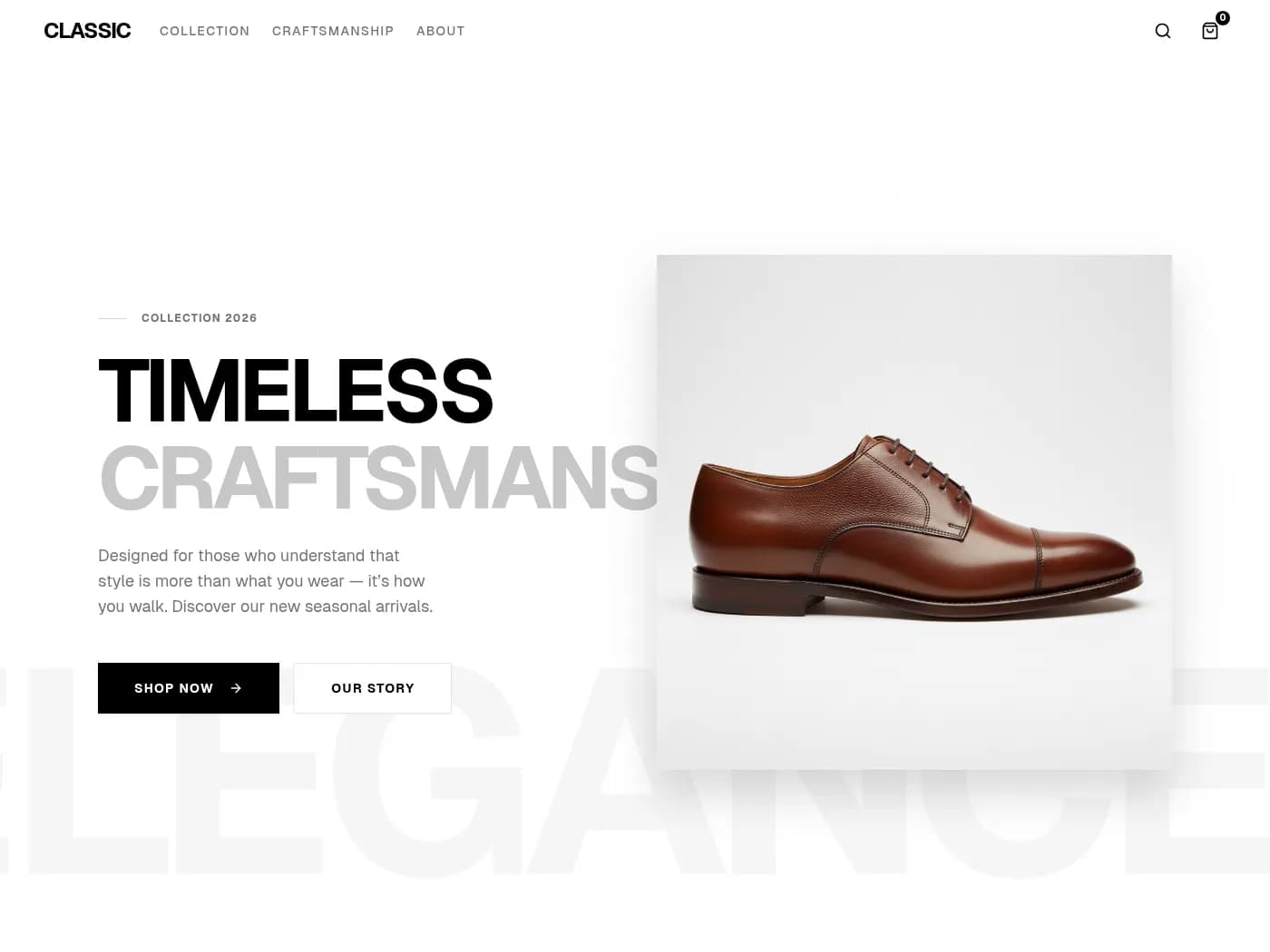 Classic Shoes Showcase