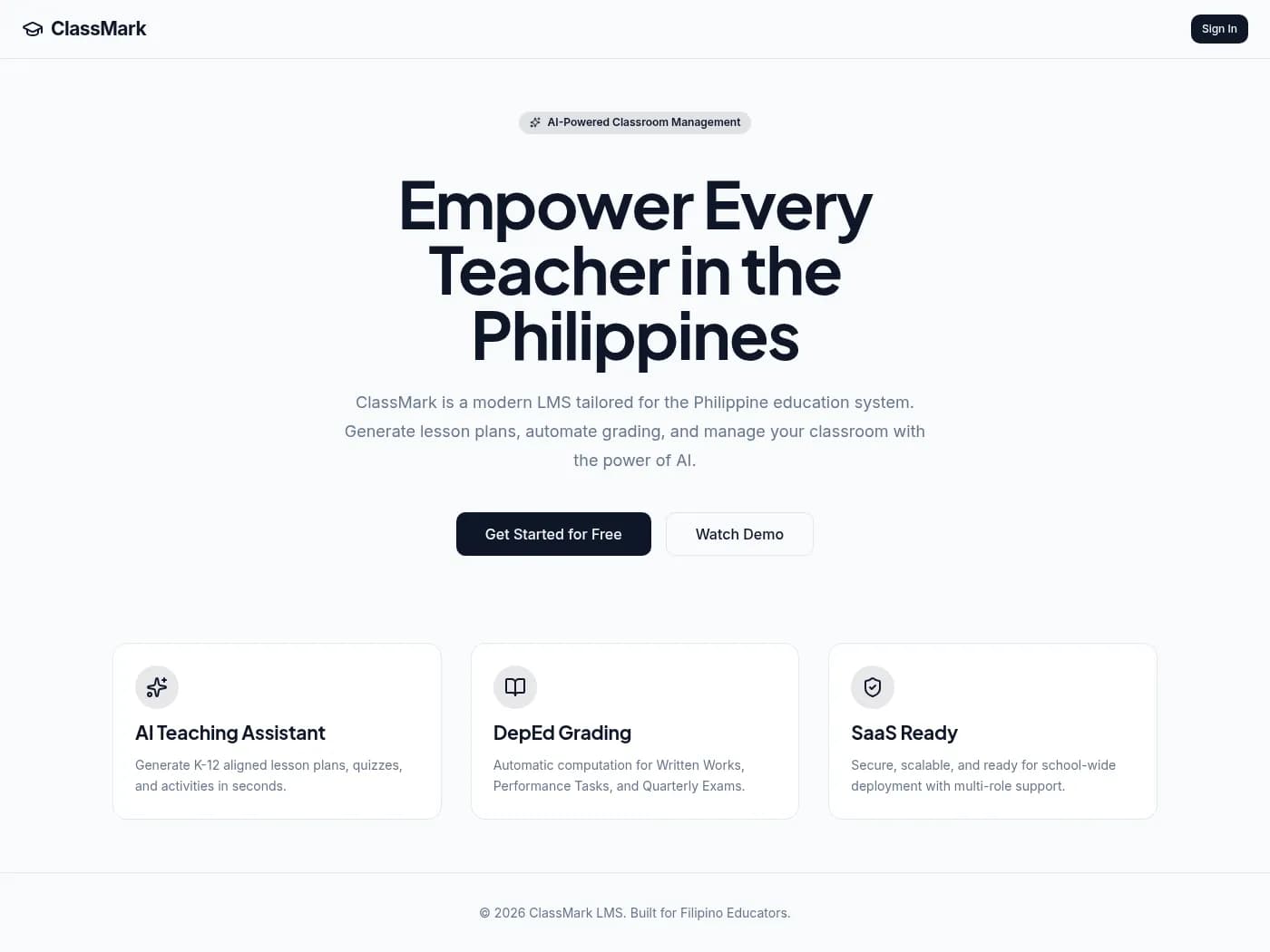 ClassMark LMS Suite