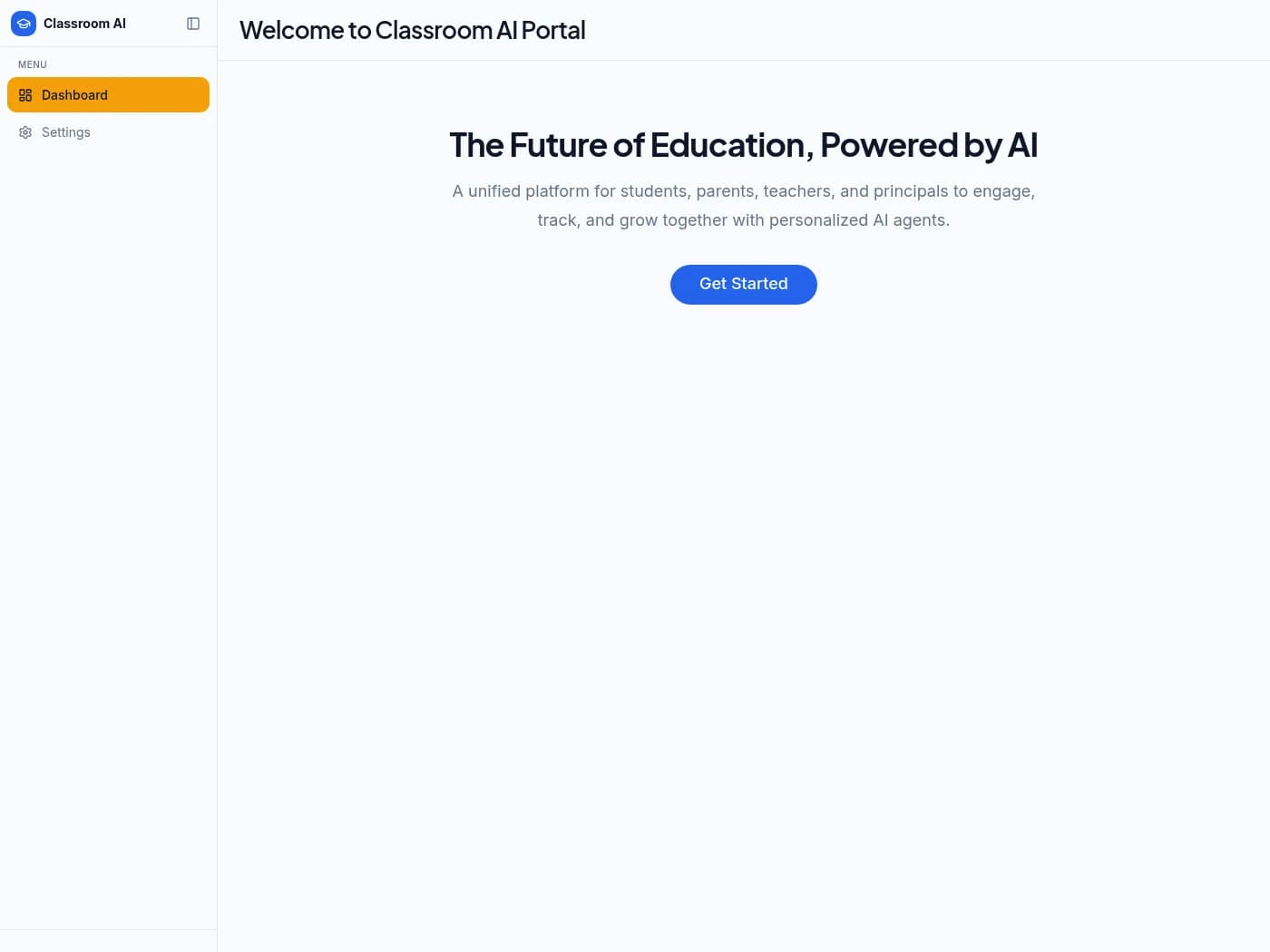 Classroom AI Portal