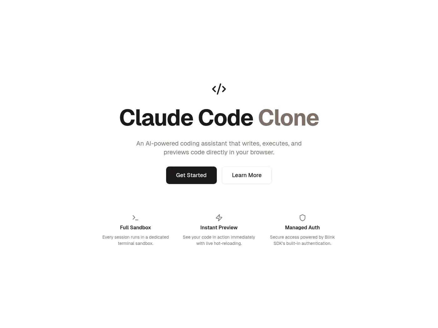 ClaudAI Code Clone