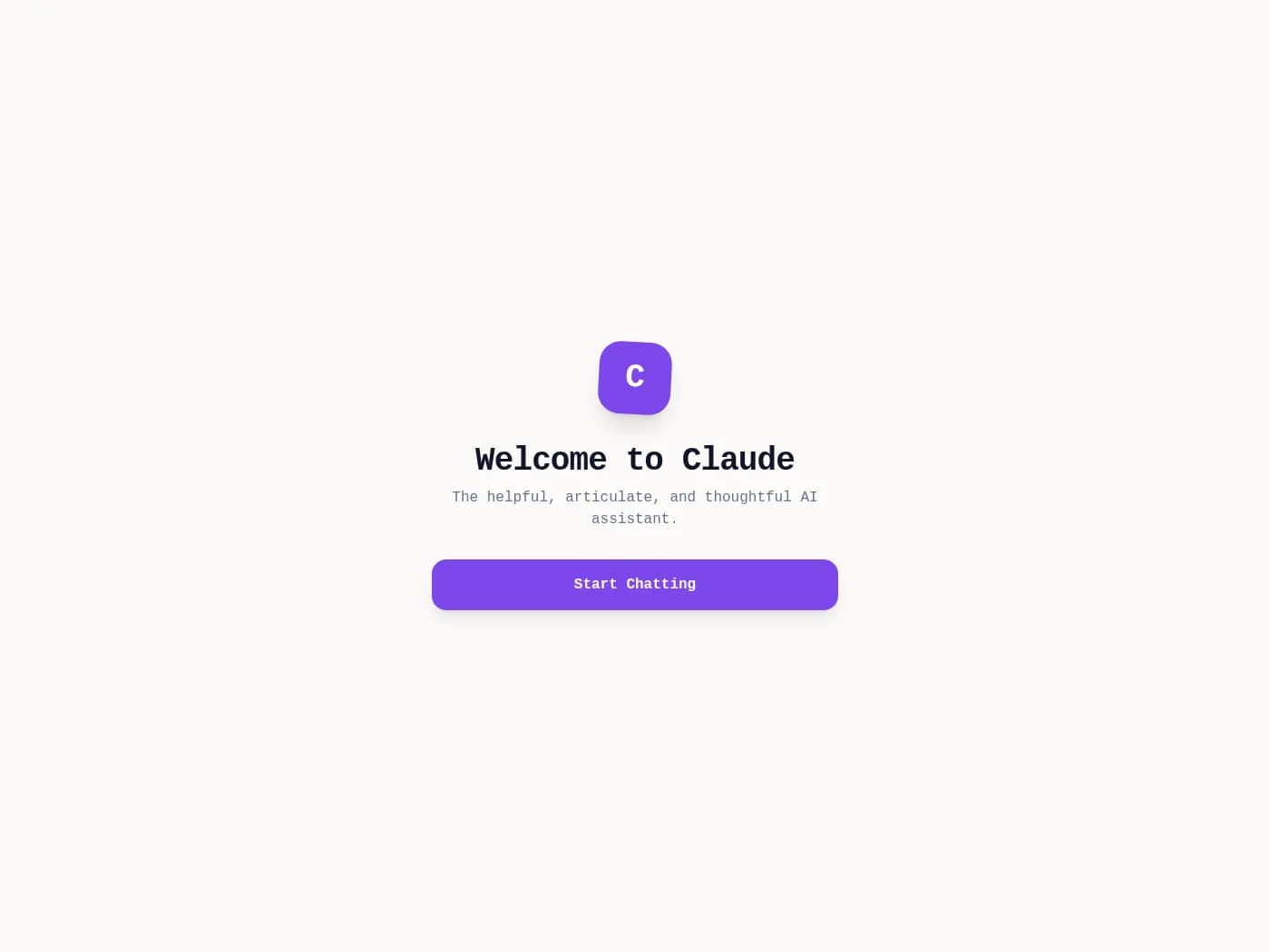 Claude AI Clone