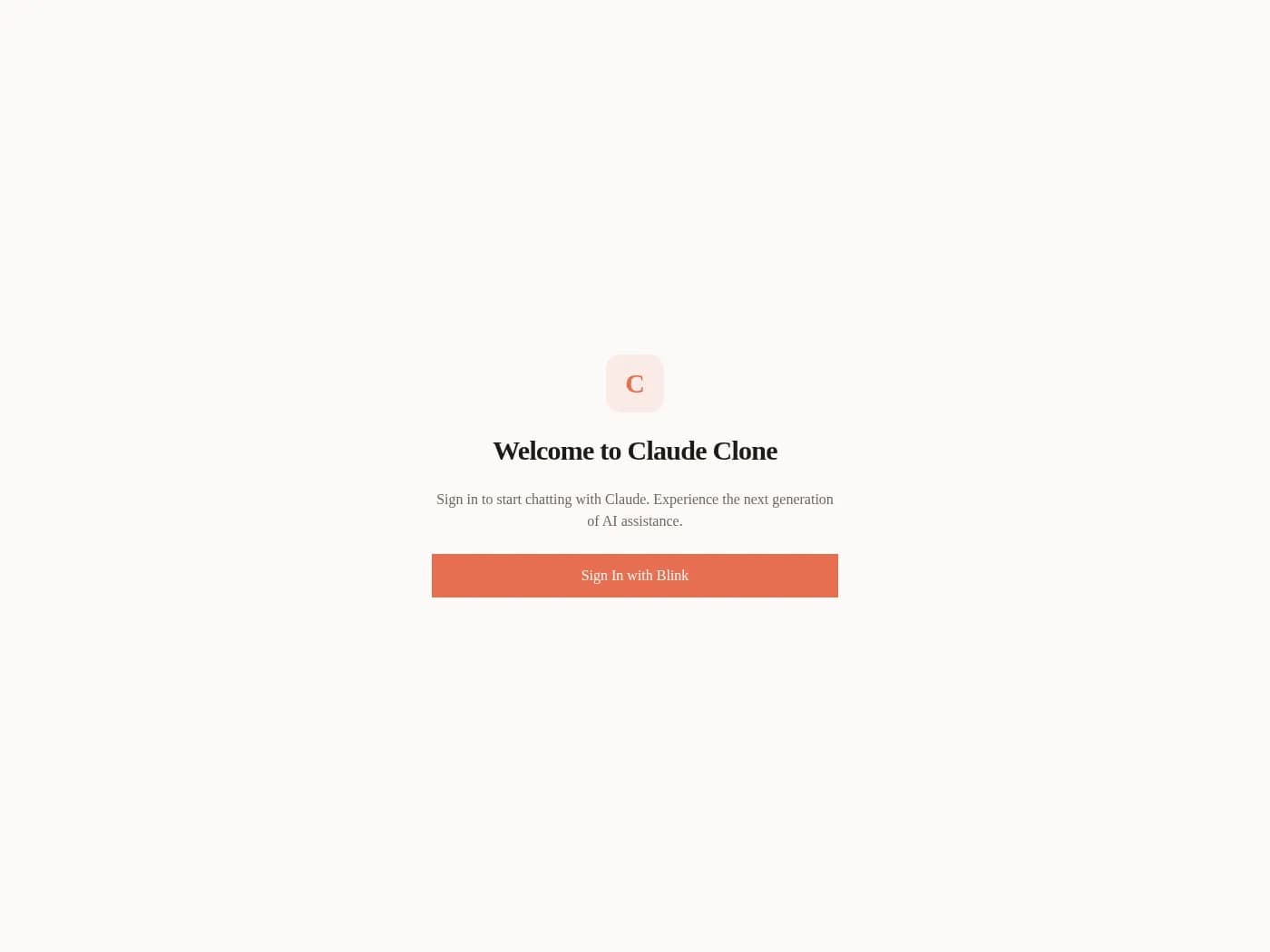 Claude AI Clone