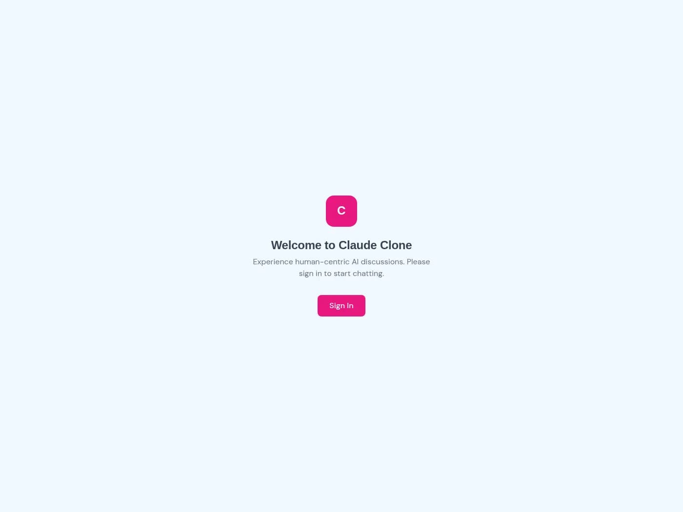 Claude AI Clone