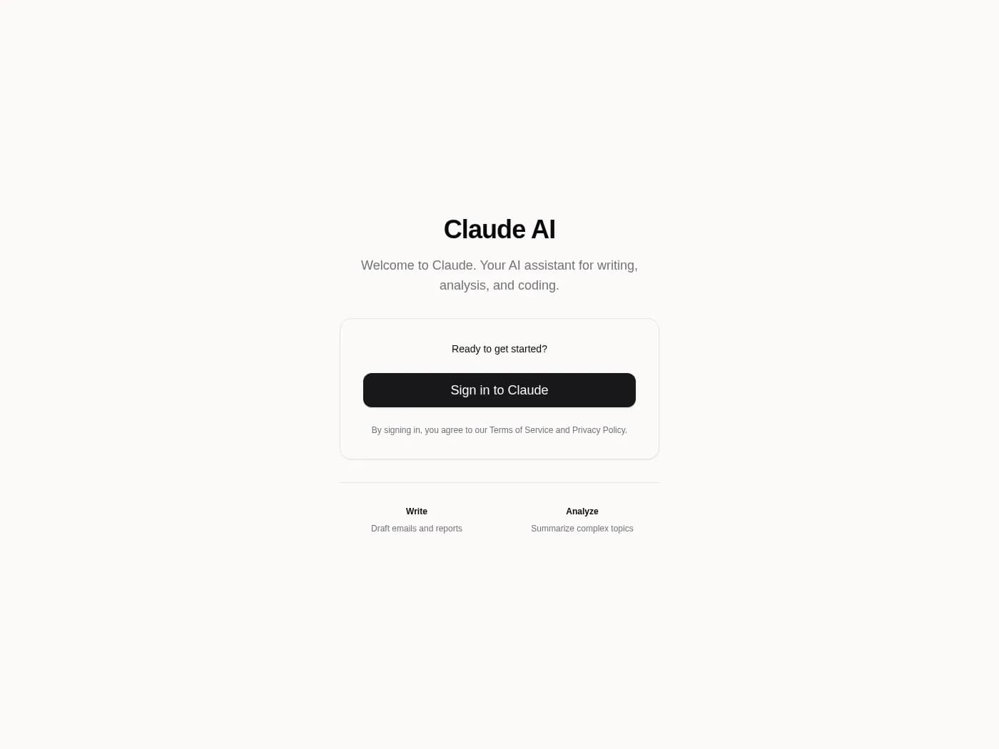 Claude AI Web Clone