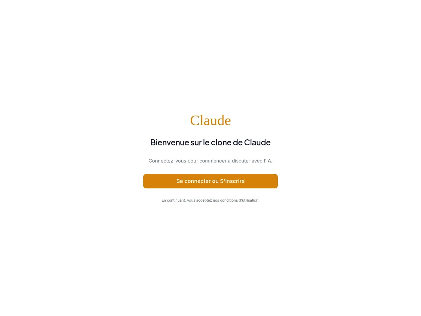 Claude AI Clone