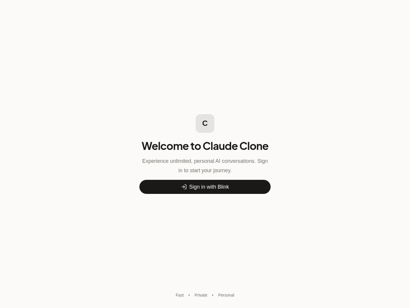 Claude AI Clone