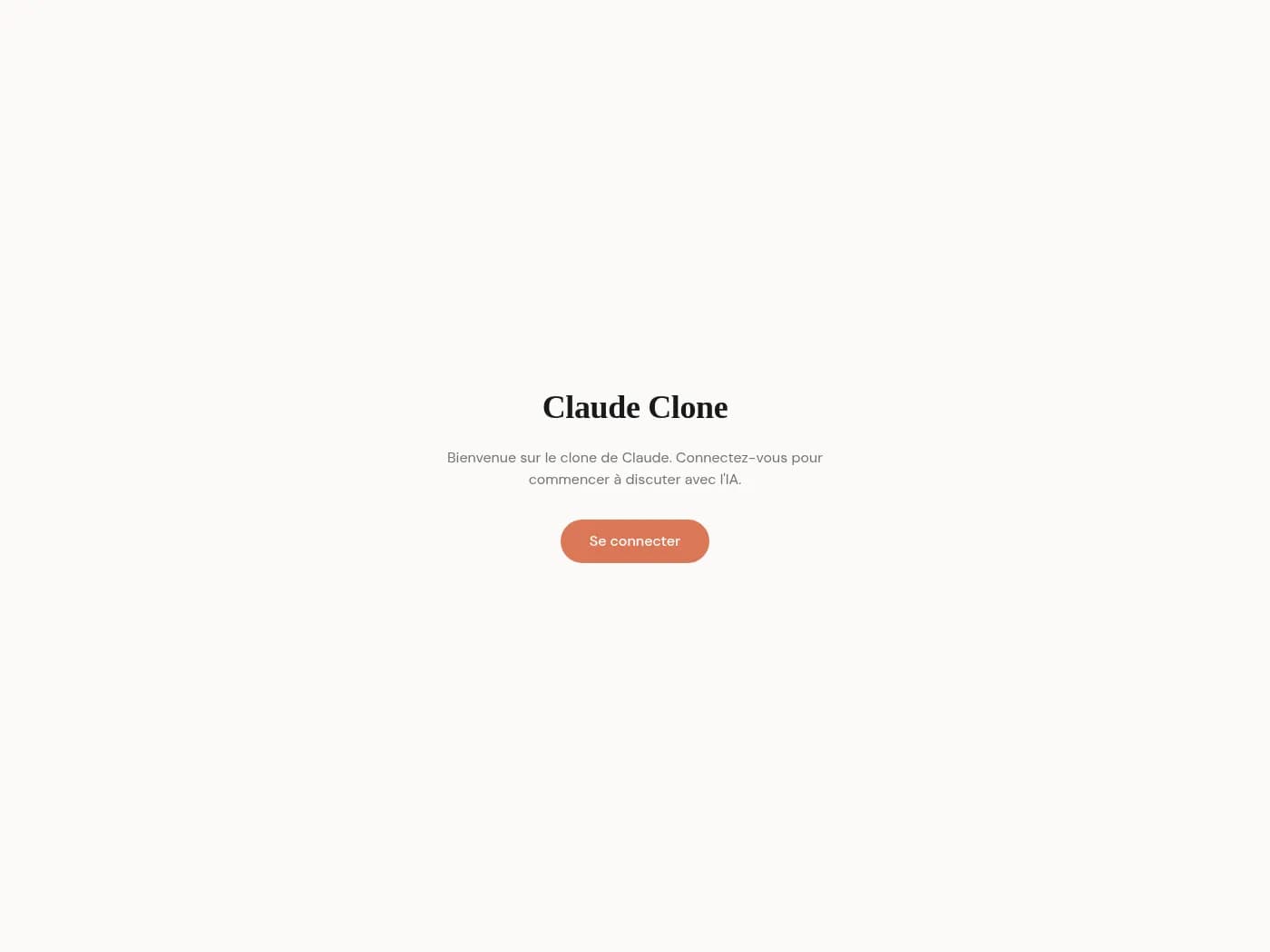 Claude AI Clone