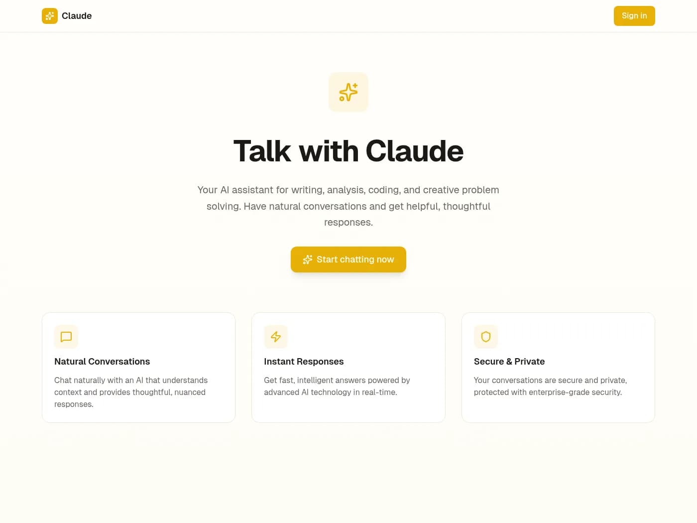 Claude AI Clone