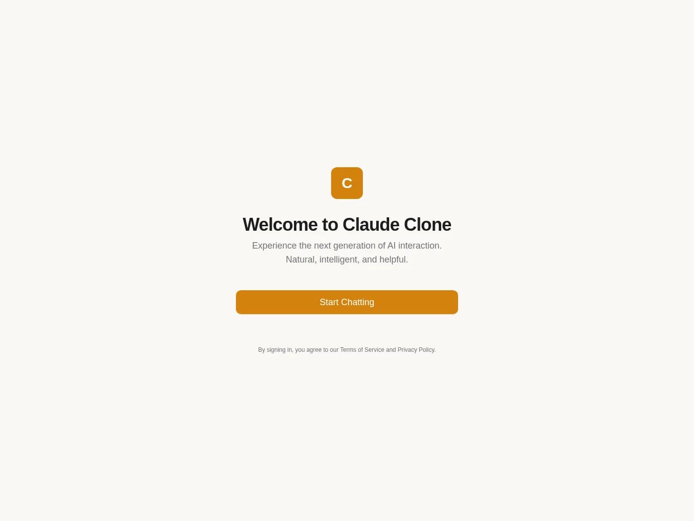 Claude AI Clone