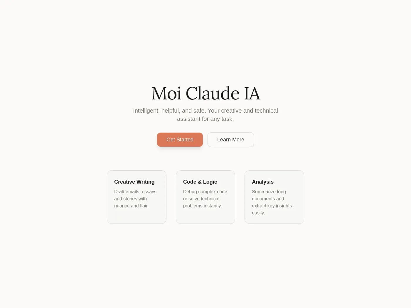 Claude AI Clone