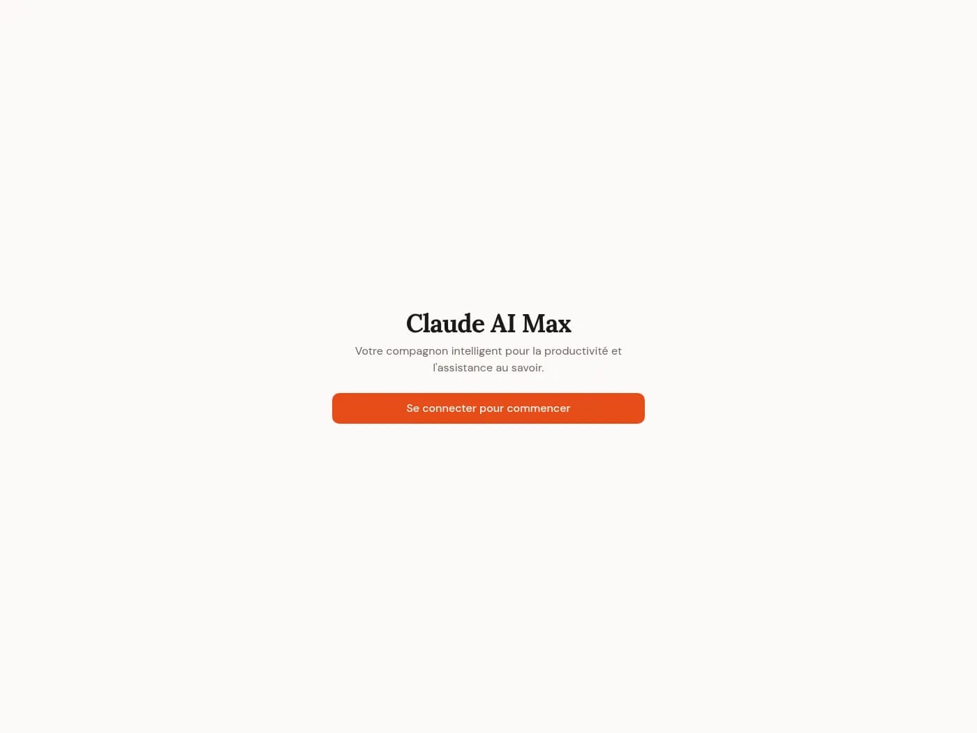 Claude AI Max Clone