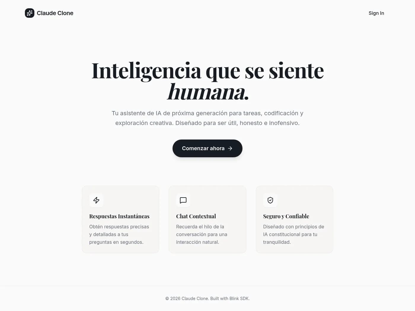 Claude Chatbot Clone