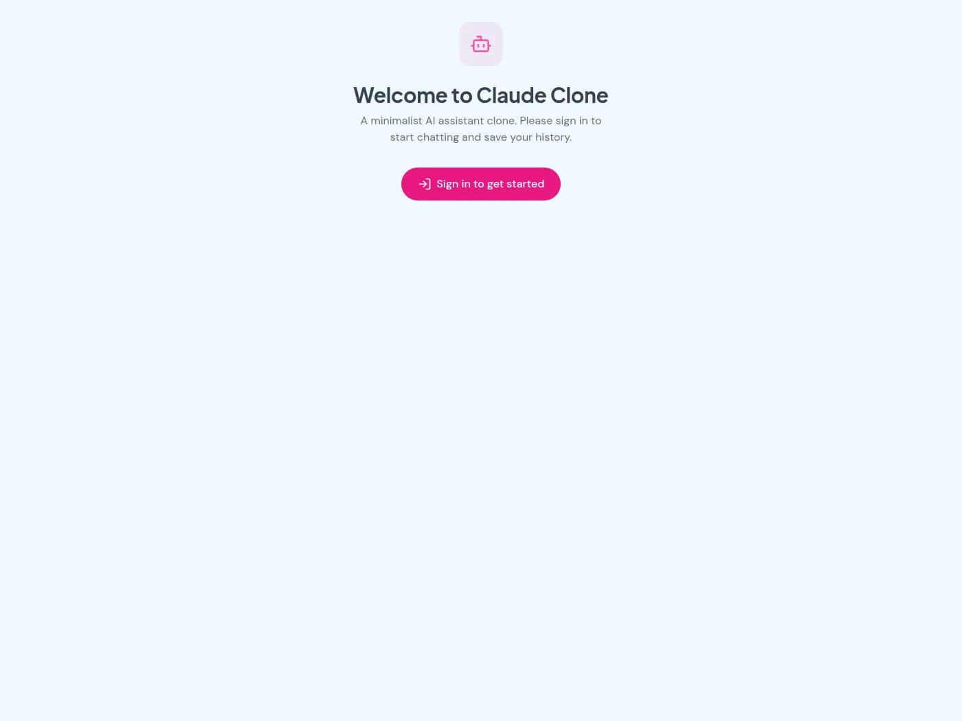 Claude Chatbot Clone