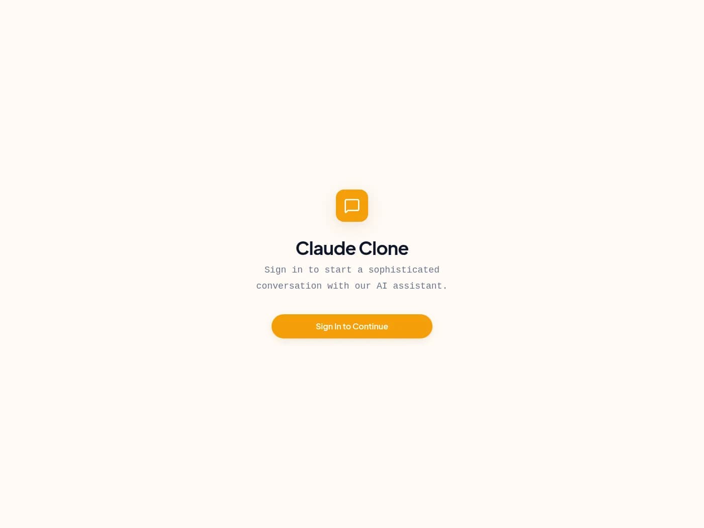 Claude Chatbot Clone