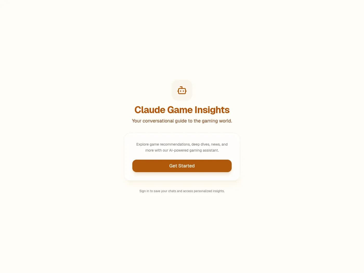 Claude Game Insights