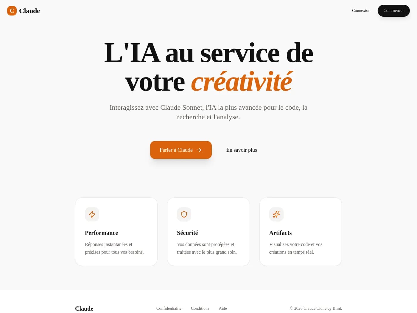 Claude Sonnet Clone