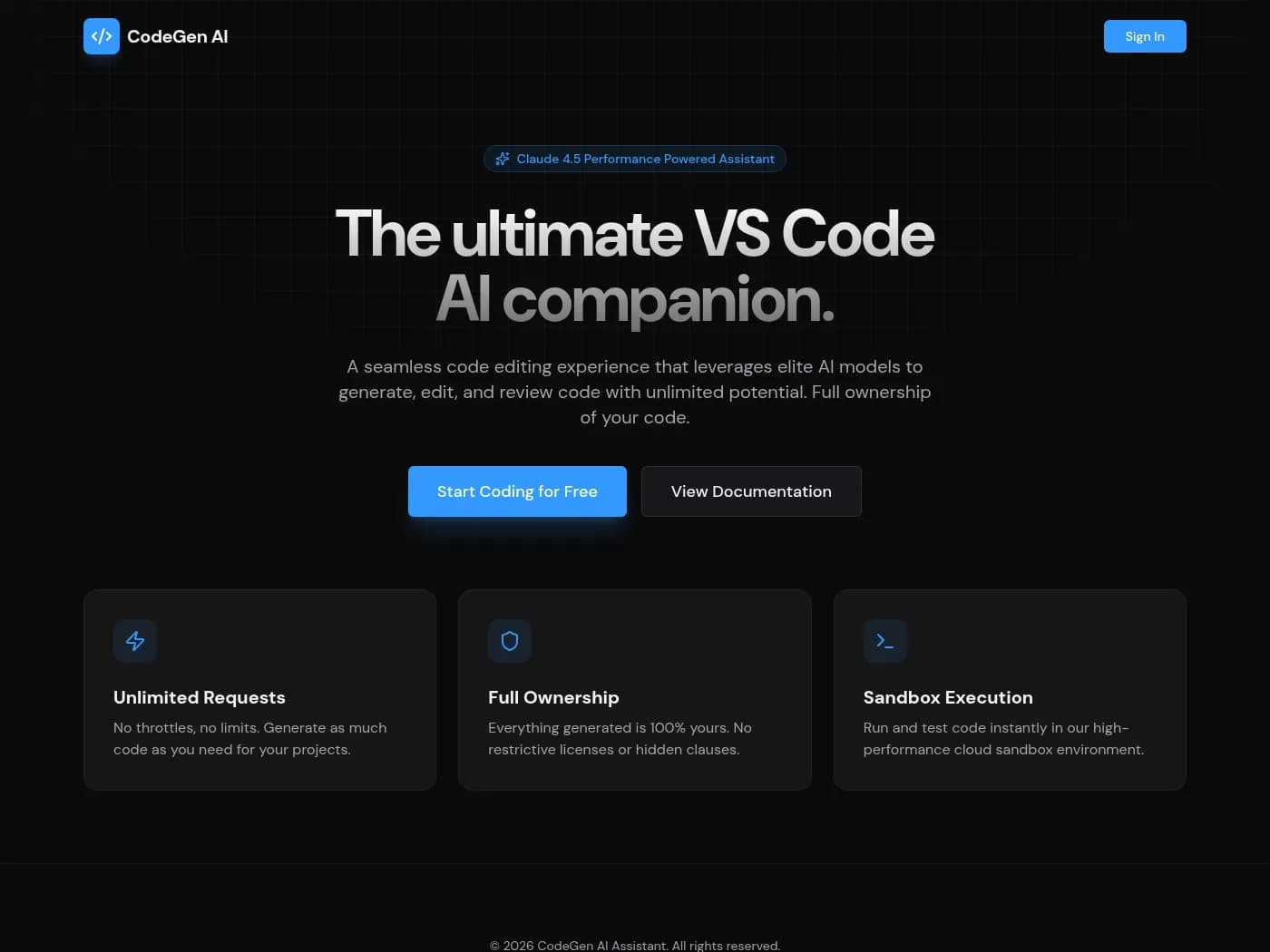 CodeGen AI Assistant
