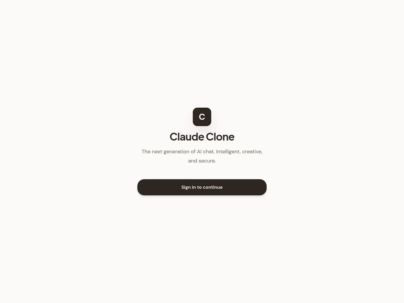 ClaudeAI Clone