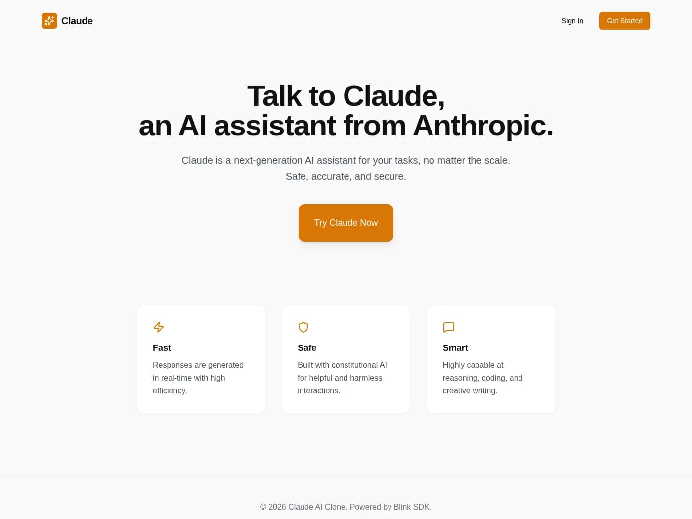 Claude AI Clone