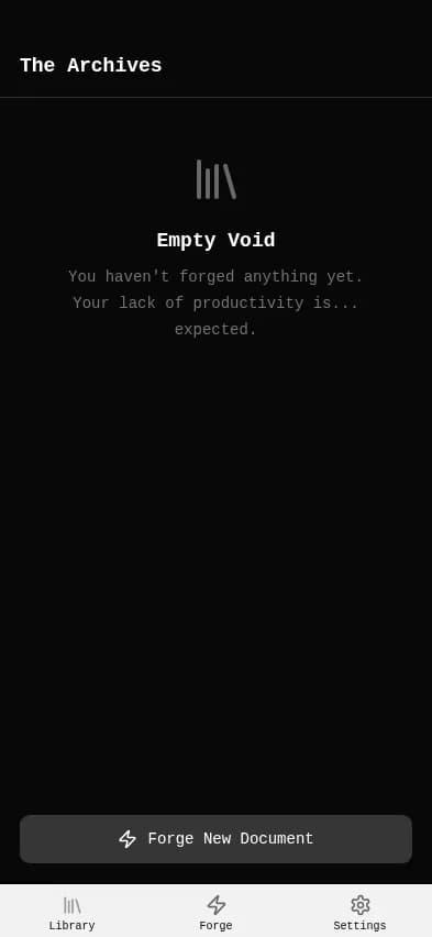 ClauseForge Mobile AI Writer