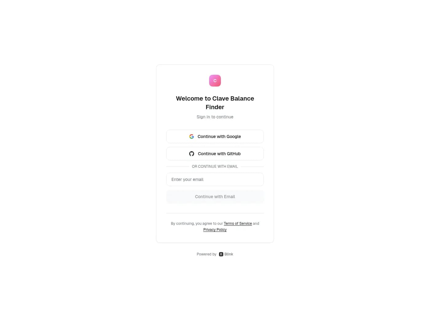 Clave Balance Finder