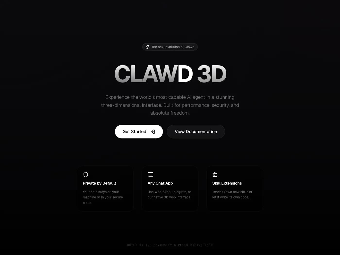 Clawd 3D Chatbot