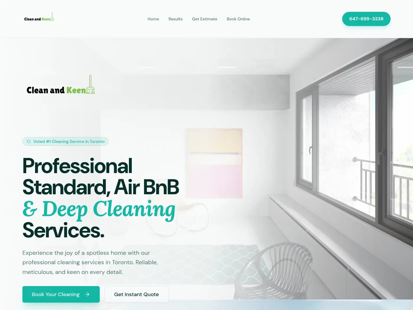 Clean & Keen Website