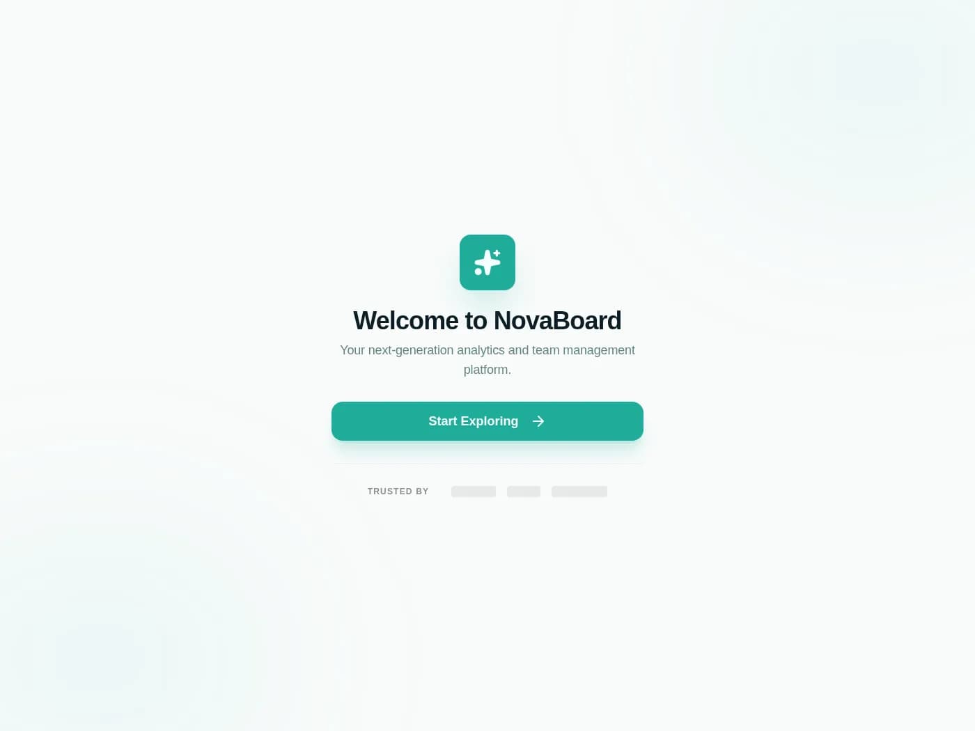 Minimalist React Dashboard