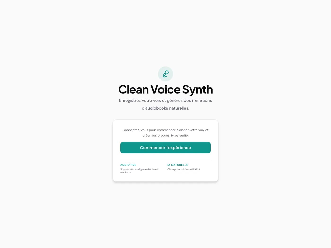Clean Voice Synth