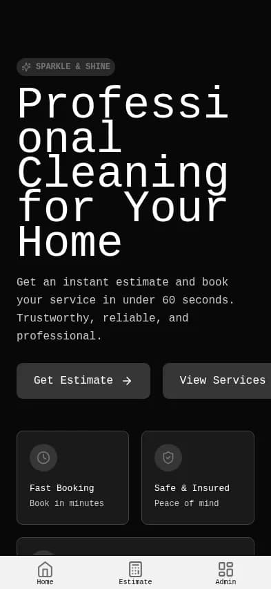 CleanBook Estimator