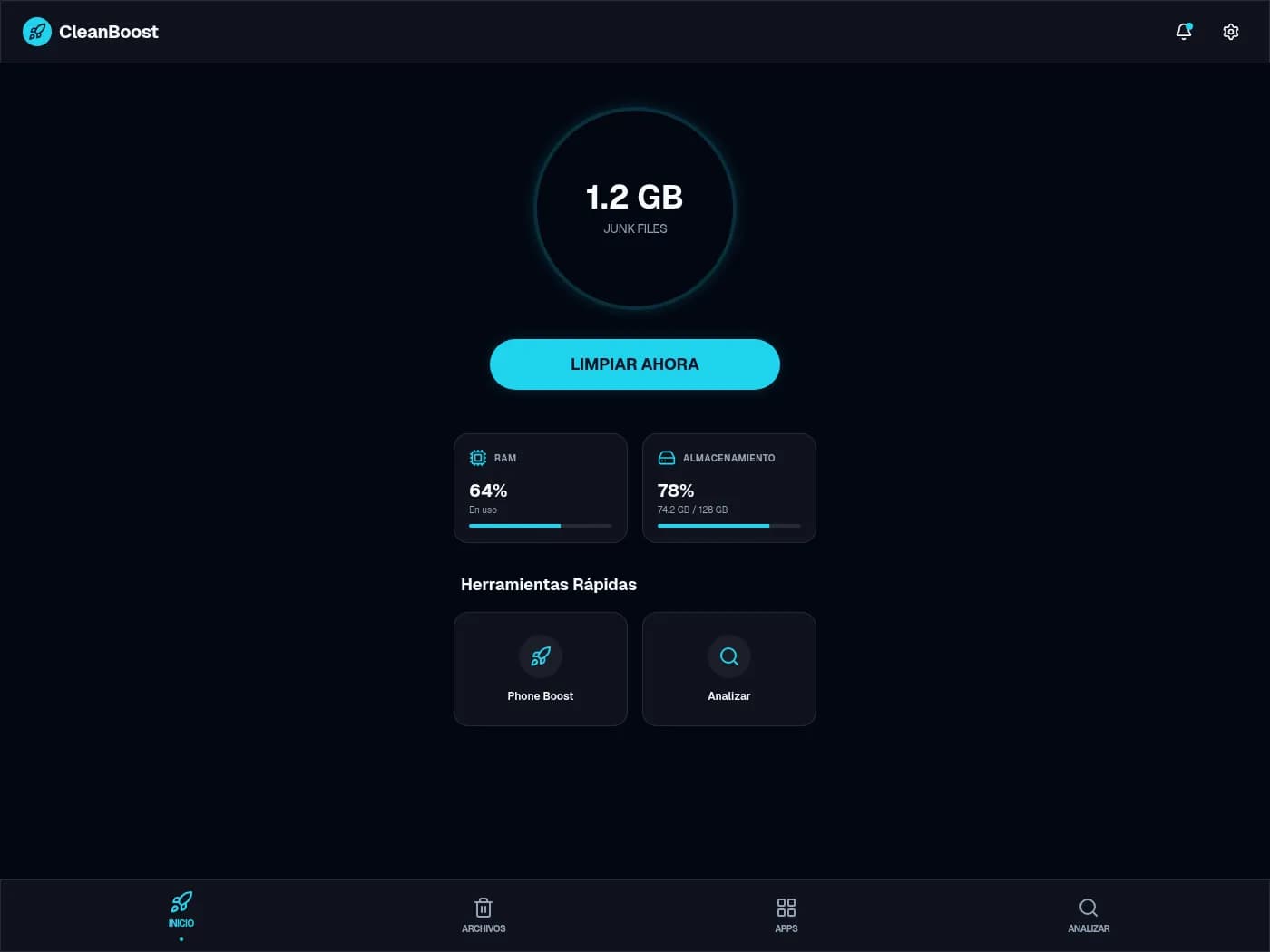 CleanBoost App