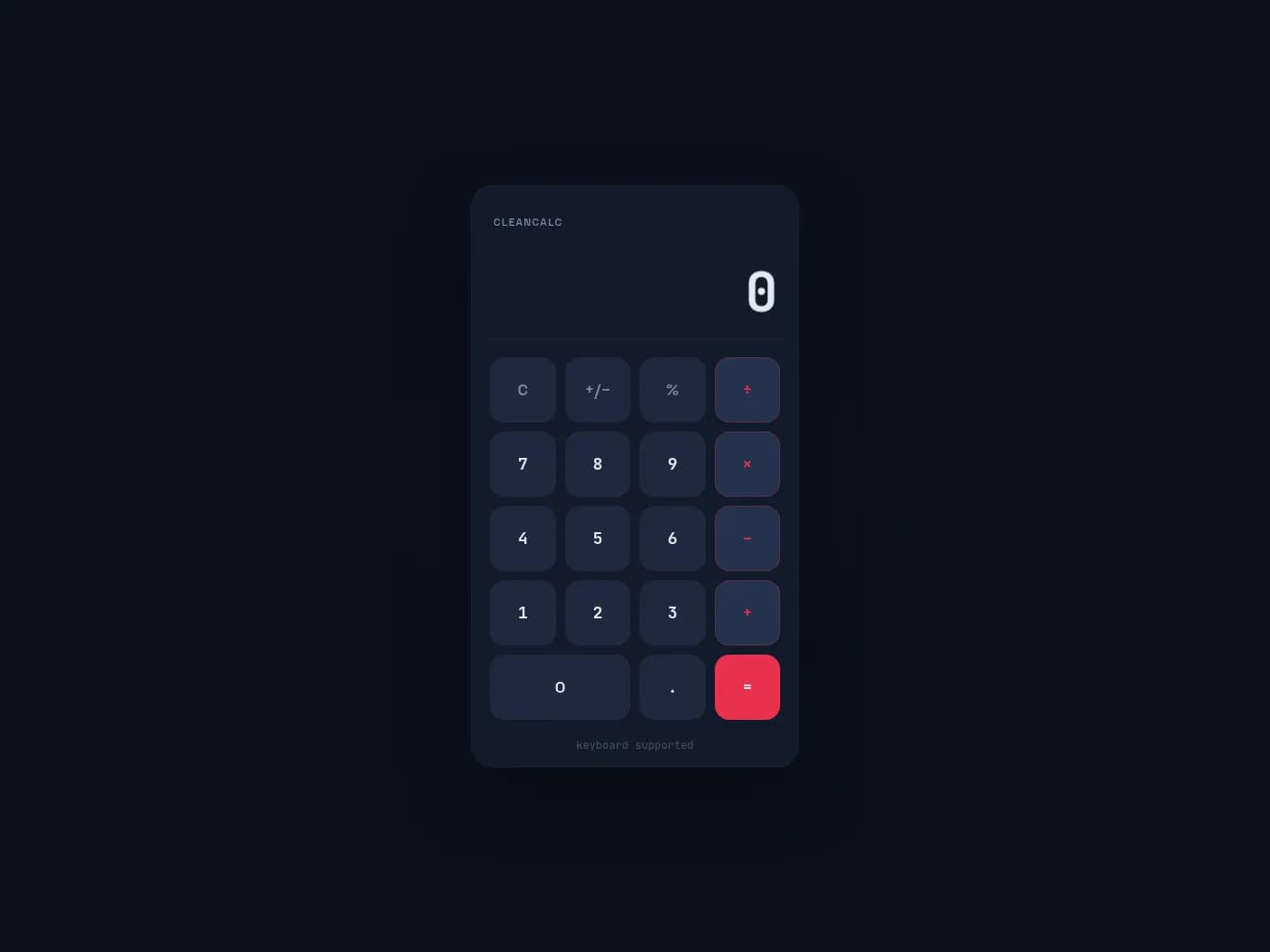 CleanCalc App