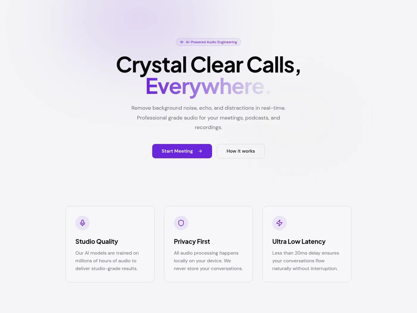 ClearCall Noise Canceler